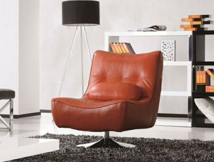 45 fantastische Designs für Ledersessel