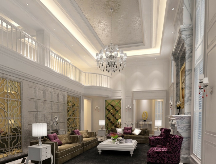 Luxus Wohnzimmer: 81 verblüffende Interieurs! - ArchZine