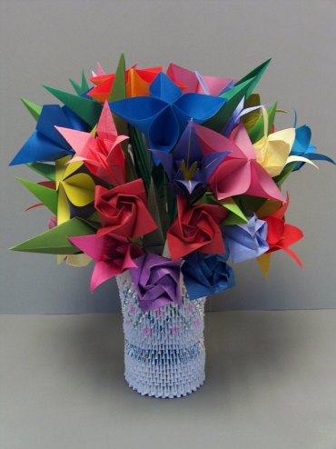 Die Magie der Origami Blume