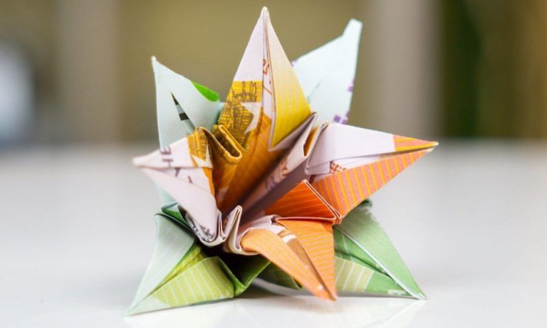 Die Magie der Origami Blume