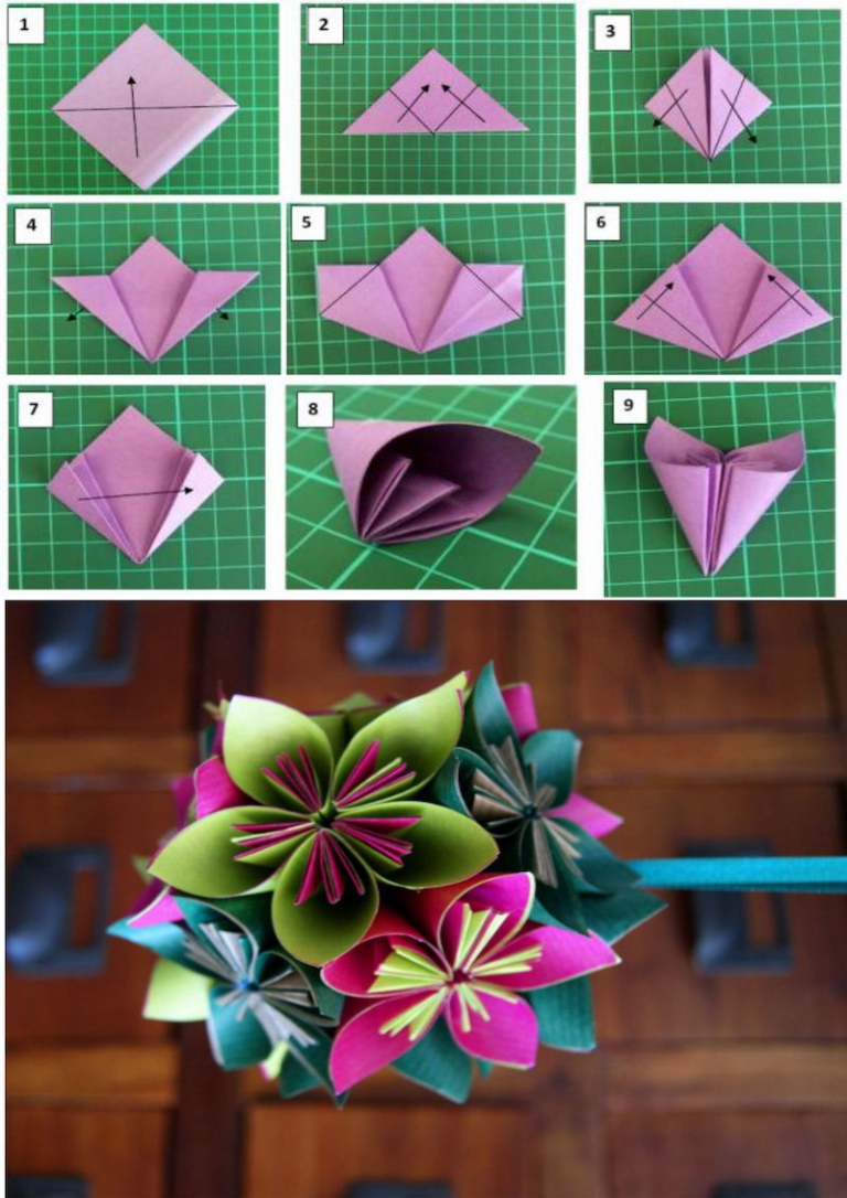 Die Magie der Origami Blume