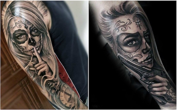 La Catrina Tattoo Mann