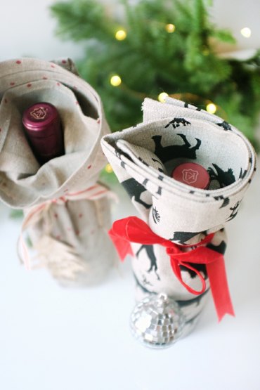 Flasche verpacken – kreatives und originalles Geschenk