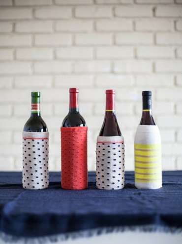 Flasche verpacken – kreatives und originalles Geschenk