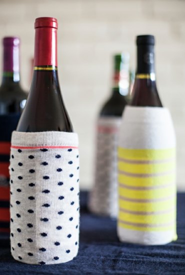 Flasche verpacken – kreatives und originalles Geschenk