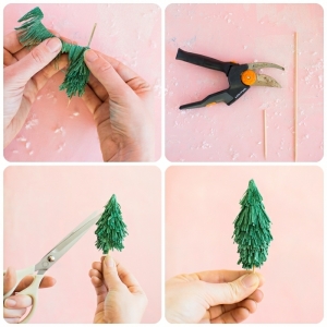 Basteln Mit Krepppapier Weihnachten