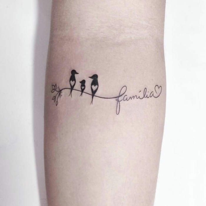 Handgelenk Kleine Tattoos Familie