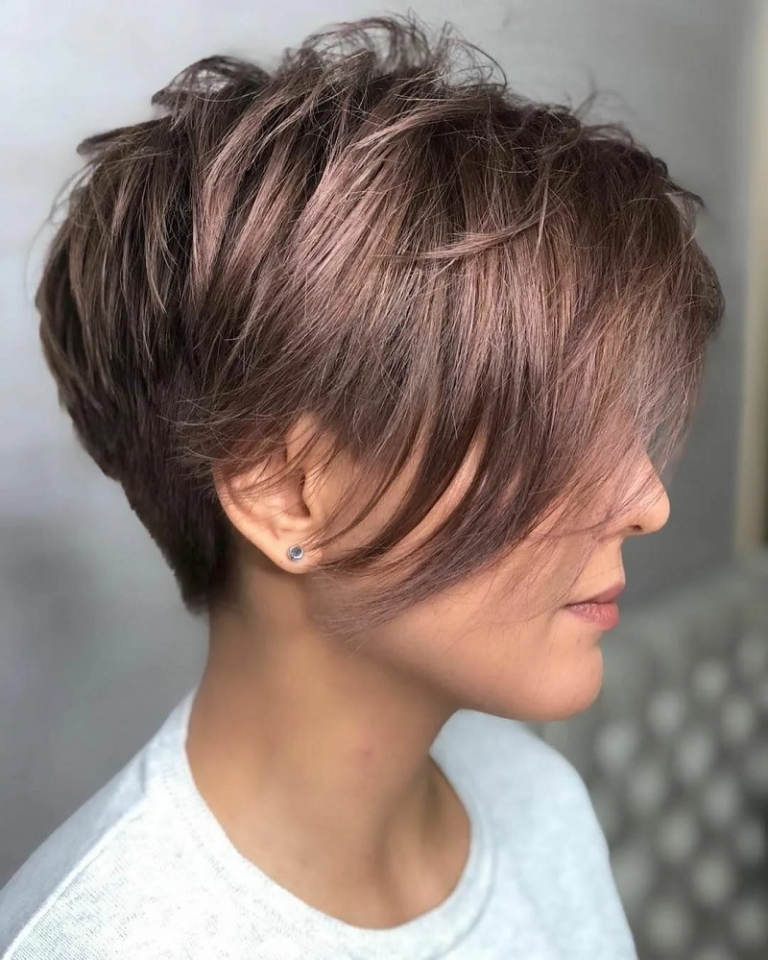 Braune Kurzhaarfrisuren Damen