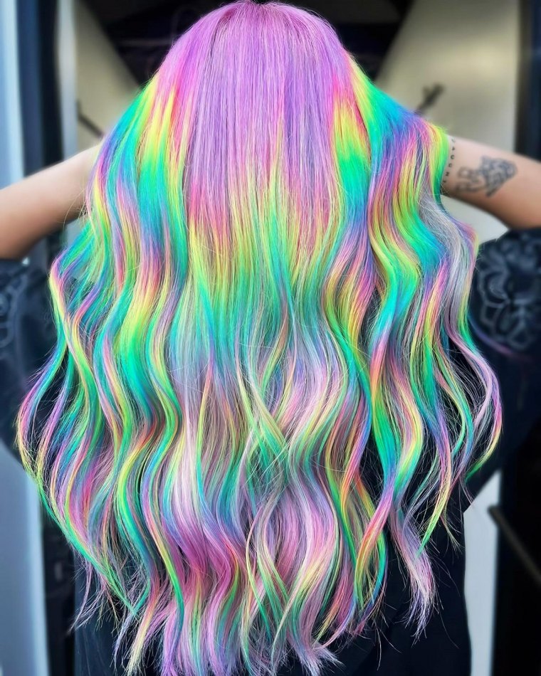 Bunte Haare J